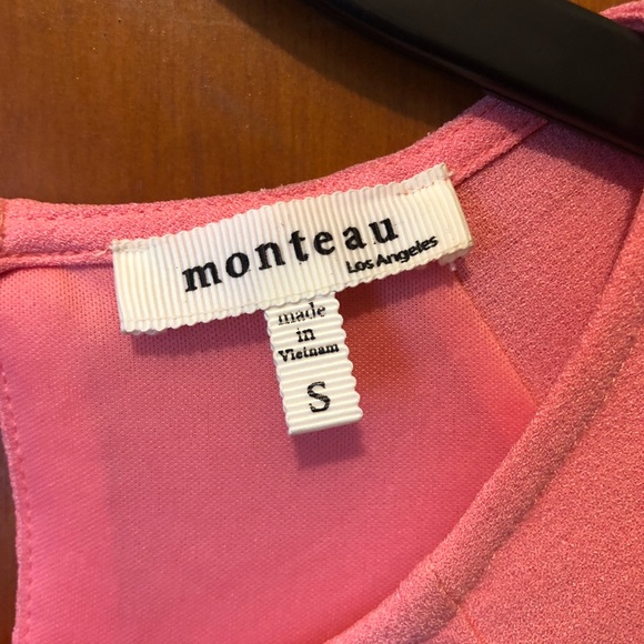 Monteau | Dresses | Monteau Los Angeles Scallop Cut Tea Dress | Poshmark